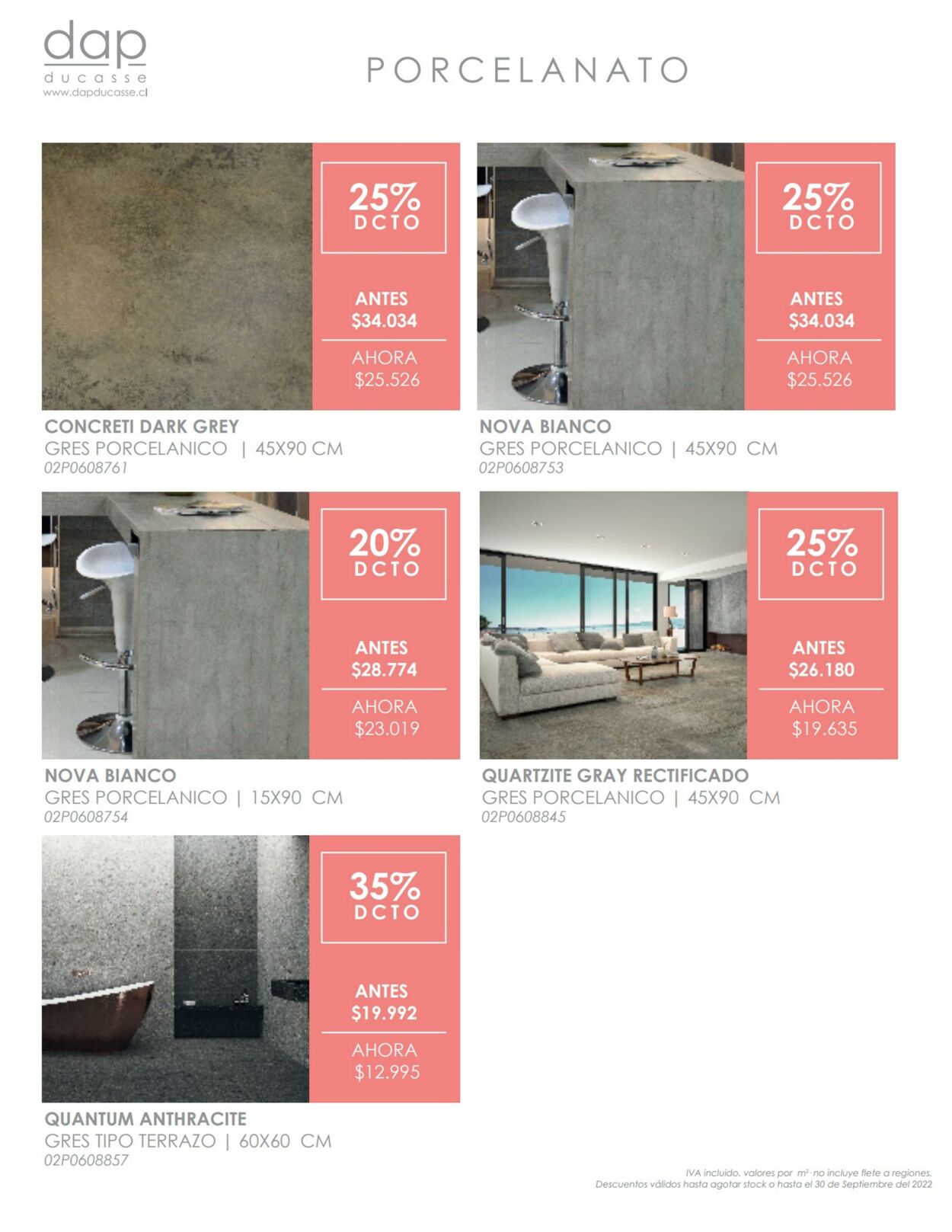 Dap Ducasse Catálogo Promocional - Válido del 01.09 al 30.09 - Página nº 26 - loscatalogos.com