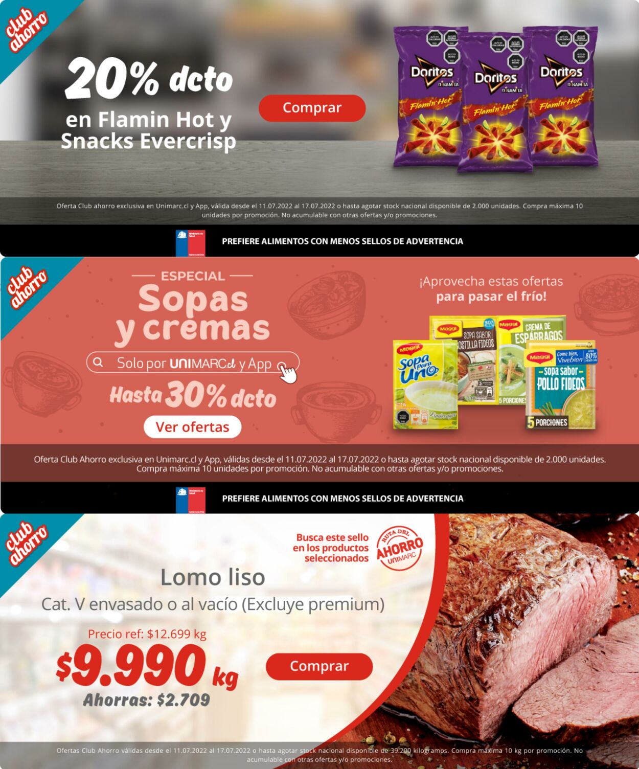 Unimarc Catálogo Promocional - Válido del 11.07 al 17.07 - Página nº 1 ...