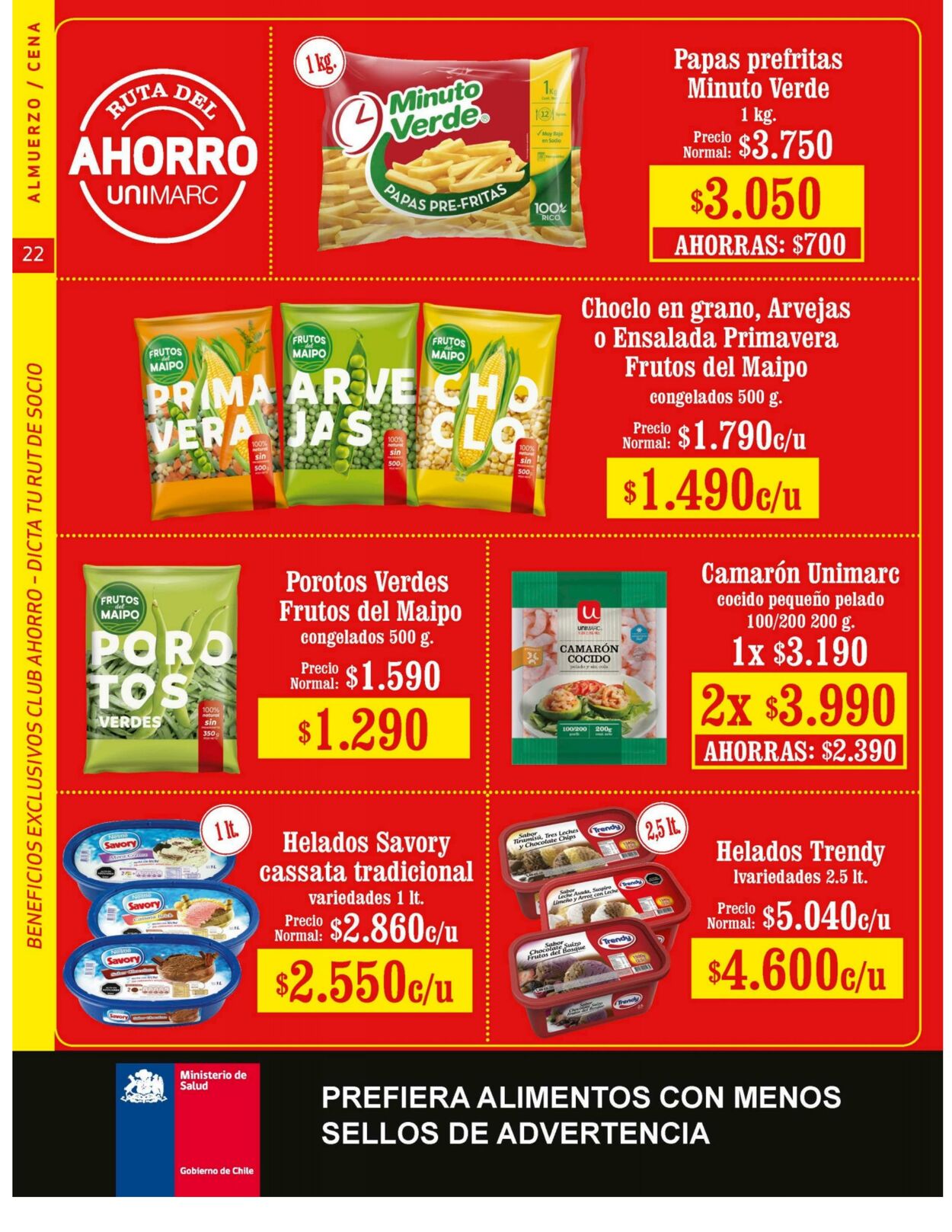 Unimarc Catálogo Promocional - Válido del 13.07 al 09.08 - Página nº 22 ...