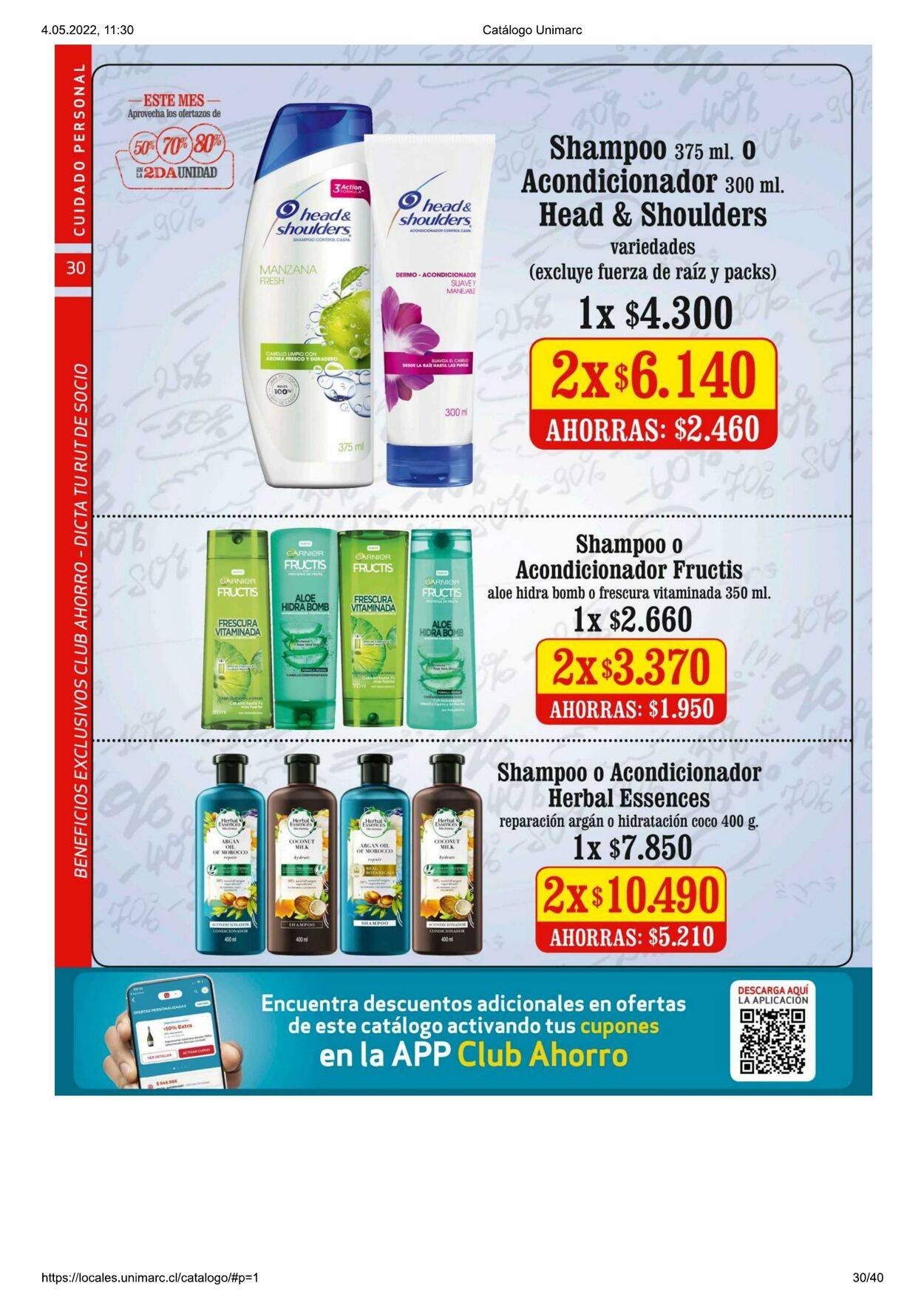 Unimarc Catálogo Promocional - Válido del 20.04 al 17.05 - Página nº 30 ...